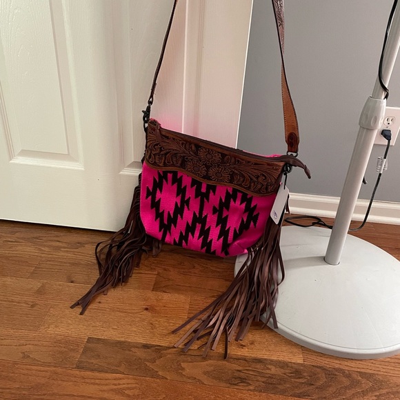 Bags | Boutique Aztec Barbie Crossbody | Poshmark